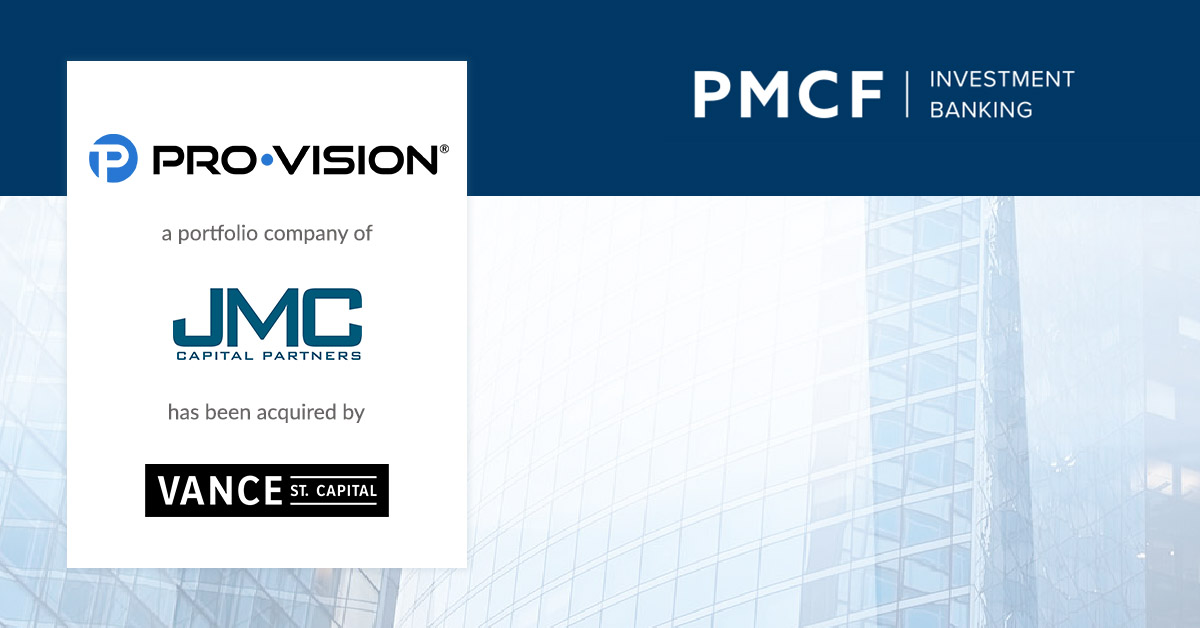 PMCF Advises Pro-Vision in its Sale to Vance Street Capital | PMCF ...