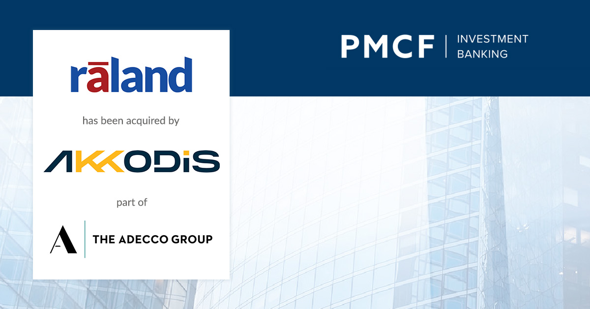 PMCF Advises Raland Compliance Partners in its Sale to Akkodis, A ...